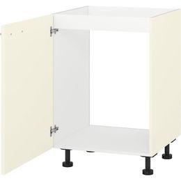 KOCHSTATION Sp&uuml;lenschrank &raquo;"KS-Scafa"&laquo; in verschiedenen Breiten, wahlweise T&uuml;ranschlag rechts oder links beige magnolia, B/H/T: 60cm x 75cm x 56cm, 