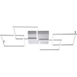 Paul Neuhaus LED Deckenleuchte &raquo;Inigo&laquo; LED-Board 1 Stk. Warmwei&szlig; Stufenlos dimmbar &uuml;ber vorhandenen Wandschalter grau 4, H: 6,5cm, 1 Stk.
