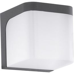 Eglo Wandleuchte &raquo;JORBA LED Wandlampe, Aluguss und Kunststoff, IP44, Au&szlig;enlampe, Lampe&laquo; LED-Board 1 Stk. Warmwei&szlig; Wand-/Deckenleuchte, L11 x H11 x 
