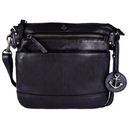 Harbour 2nd Damen Harbour 2nd Handtasche &raquo;Isalie2&laquo; Umh&auml;ngetasche, Schultertasche, Tragetasche Anker Anh&auml;nger grau B/H/T: 24cm x 23cm x 6cm