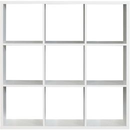 FORTE Standregal &raquo;Mauro&laquo; Fachgr&ouml;&szlig;e 33x33cm, 4 F&auml;cher wei&szlig; Holzwerkstoff B/H/T: 107,2cm x 107,3cm x 32,9cm, offene F&auml;cher