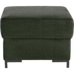 DOMO collection Hocker &raquo;Ledas B/T 62/62cm&laquo; in vielen Farben erh&auml;ltlich gr&uuml;n B/H/T: 62cm x 42cm x 62cm, Struktur fein