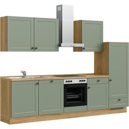 Nobilia K&uuml;chenzeile &raquo;"Cascada I", NEU: individuell anpassbar mit gratis Profi-Beratung&laquo; vormontiert, Breite 300 cm, Ausrichtung w&auml;hlbar, wahlw. mit E-
