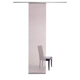 HOMING Schiebegardine &raquo;Manhattan&laquo; Stangendurchzug 1 Stk. tlg. Fl&auml;chenvorhang rosa Obermaterial: 100% Polyester 245cm, Stangendurchzug, 60cm