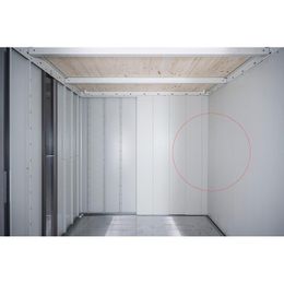 BioHort Ger&auml;tehaus-Innenwand Innenverkleidung f&uuml;r Ger&auml;tehaus Neo 3D/4C wei&szlig; Stahlblech B/H/T: 348cm x 222cm x 292cm