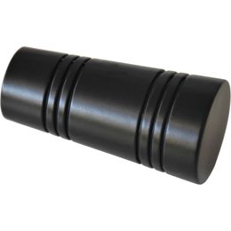 Gardinia Gardinenstangen-Endst&uuml;ck &raquo;Apollo&laquo; Serie Einzelprogramm Chicago &Oslash; 20 mm schwarz 2 Stk.