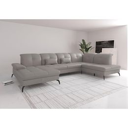 Sit & More sit&more Wohnlandschaft &raquo;Amica, U-Form, inkl. Sitztiefenverstellung und Armteilverstellung&laquo; wahlweise mit Kopfteilverstellung, Schlaffunktion und 
