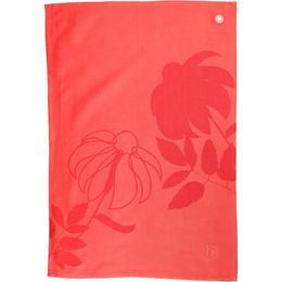 Bugatti Geschirrtuch &raquo;Zip & Surprise - Jacquard&laquo; rot 100% Baumwolle 2 Stk., 100 % Baumwolle