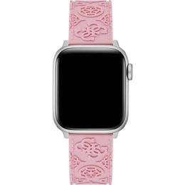 Guess Herren Smartwatch-Armband &raquo;CS2003S3&laquo; Wechselarmband, Ersatzband, Silikon, passend f&uuml;r die Apple Watch rosa Einheitsgr&ouml;&szlig;e