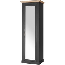 OTTO home Schuhschrank &raquo;WESTMINSTER&laquo; H&ouml;he ca. 203 cm, im romantischen Landhausstil grau B/H/T: 66cm x 203cm x 46cm, T&uuml;ren: 1 Stk.