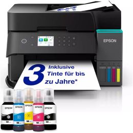 Epson Multifunktionsdrucker &raquo;EcoTank ET-3950&laquo; Tintentankdrucker, mit enthaltener Tinte f&uuml;r bis zu 3 Jahre schwarz USB Netzkabel ist nicht im Lieferumfang 