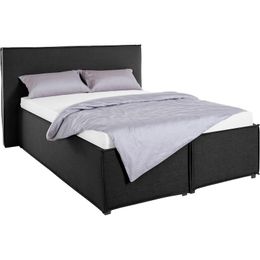 LeGer Home by Lena Gercke Polsterbett &raquo;Isaline&laquo; wahlweise ohne Matratze oder mit 3 Matratzenarten, Kopfteilh&ouml;he 107 cm grau 100% Polyester Liegefl&auml;che
