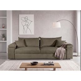Collection AB Schlafsofa &raquo;Mara, B: 249 cm, Liegefl. 139x195 cm&laquo; Dauer-Schlaffunktion, Bettkasten & Federkern, wahlweise mit Topper 100%Polyester B/H/T