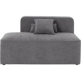 Home Affaire Recamiere &raquo;Sundstrup&laquo; Modulserie, individuelle Zusammenstellung grau 100% Polyester B/H/T: 140cm x 76,5cm x 93cm, Struktur weich, 