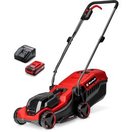 Einhell Akkurasenm&auml;her &raquo;GE-CM 18/30-1 Li BL&laquo; 1x3,0Ah grau Klappbarer F&uuml;hrungsholm zur platzsparenden Aufbewahrung