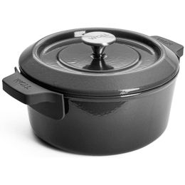 Woll Kochtopf &raquo;Iron&laquo; 1 Stk. tlg. Gusseisen grau 4,2 l + &Oslash; 24cm + H&ouml;he 11cm