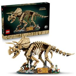 Lego Konstruktionsspielsteine &raquo;Dinosaurier-Fossilien: Triceratops (77985), Lego Jurassic World&laquo; Made in Europe Einheitsgr&ouml;&szlig;e Konstruktionsspielsteine
