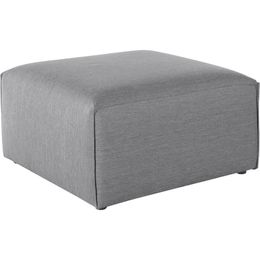 OTTO home Polsterhocker &raquo;N&ouml;re&laquo; Modul - zum Zusammenstellen; in vielen Bezugsqualit&auml;ten und Farben grau Samtoptik (100% Polyester);Struktur (100% 