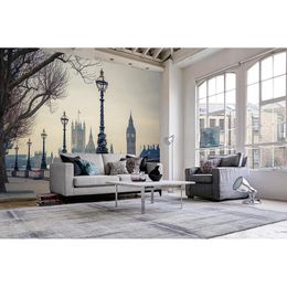 papermoon Fototapete &raquo;Big Ben&laquo; glatt bunt Vlies B/L: 1,5m x 1,11m, Bahnen: 7 Stk.