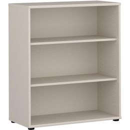 FORTE Regal &raquo;Tempra, Mehrzweckregal breit, H&ouml;he 111,1cm, 2 Ablageb&ouml;den&laquo; Breite 73,7 cm beige Holzwerkstoff B/H/T: 73,7cm x 85,5cm x 34,8cm, 3 Stk.