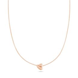 Tamaris Damen Kette mit Anh&auml;nger &raquo;Organic Heart, Herz&laquo; Edelstahl, L: 45 B: 1,3mm