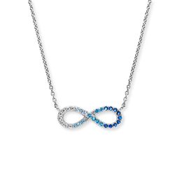 Engelsrufer Damen Kette mit Anh&auml;nger &raquo;Yin Yang Infinity Ocean Shade&laquo; Made in Germany - mit Zirkonia (synth.) silber Silber 925 (Sterlingsilber), L: 44