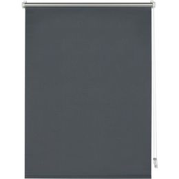 Gardinia Seitenzugrollo &raquo;Thermo Klemmrollo Energiesparend&laquo; energiesparend ohne Bohren freih&auml;ngend abdunkelnd mit Thermobeschichtung grau Polyester 