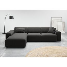 Home Affaire Ecksofa &raquo;Glimminge auch in Breitcord, Feincord, Boucl&eacute; + Easy care-Bezug&laquo; L-Form, Breite 294, Zierkissen grau 100% Polyester B/H/T: 294cm