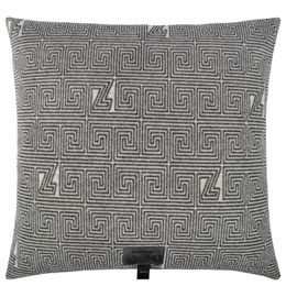 ZOEPPRITZ1828 Dekokissen &raquo;Soft-Fleece Legacy&laquo; Kissenbezug aus Fleece grau Polyester, Viskose B/L: 60cm x 60cm, 1 Stk.