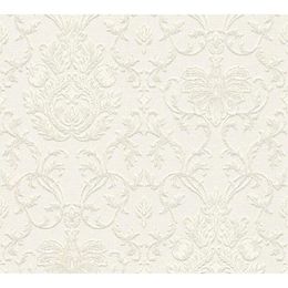 Livingwalls living walls Schaumtapete &raquo;Belle Epoque&laquo; Barock gemustert ornamental leicht strukturiert Barock Tapete Floral Tapeten Wohnzimmer Schlafzimmer K&uuml;che 