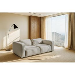 Home Affaire 3-Sitzer &raquo;Tvinnet&laquo; Breite 228 cm, extra tiefe Sitzfl&auml;che, kubisches Sitzvergn&uuml;gen beige 94% PES 6% NY B/H/T: 228cm x 73cm x 106cm, 