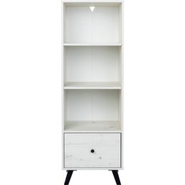 Arthur Berndt Kinderregal &raquo;Standregal &raquo;Lavea&laquo;&laquo; wei&szlig; Hartfaserplatte, Holzwerkstoff, Kunststoff, Metall B/H/T: 45cm x 134cm x 40cm, 3 Stk. offene 