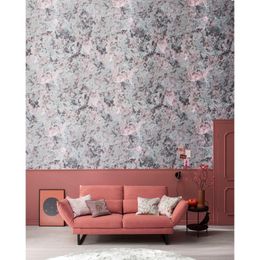 marburg Fototapete &raquo;Galaxy&laquo; matt glatt Beton moderne Tapete f&uuml;r Wohnzimmer Schlafzimmer K&uuml;che lila Vlies B/L: 2,12m x 3,4m, Rollen: 1