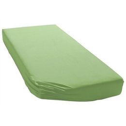 bellana Spannbettlaken &raquo;Jersey Classic&laquo; f&uuml;r Kinder und Babys aus reiner Baumwolle gr&uuml;n Jersey, Obermaterial: 100% Baumwolle 1 Stk., Jersey, 60x120 