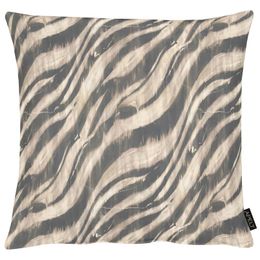Apelt Dekokissen &raquo;Zazu&laquo; mit Zebrastreifen Baumwolle B/L: 45cm x 45cm, 1 Stk.