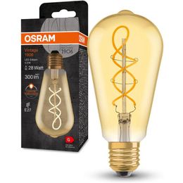 Osram LED-Filament &raquo;LED-Lampen Vintage&laquo; E27 1 Stk. Warmwei&szlig; gold Einheitsgr&ouml;&szlig;e