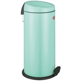 Wesco M&uuml;lleimer &raquo;Capboy Maxi Tretabfallsammler&laquo; 1 Beh&auml;lter mit Metalleinsatz, Fu&szlig;tritt aus Kunststoff und Bodenring Kunststoff, Metall, Stahlblech B/H