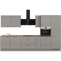 Nobilia K&uuml;chenzeile &raquo;"Laser II", NEU: individuell anpassbar mit gratis Profi-Beratung&laquo; vormontiert, 360 cm breit, optional mit verschiedenen E‐Ger&auml;te-