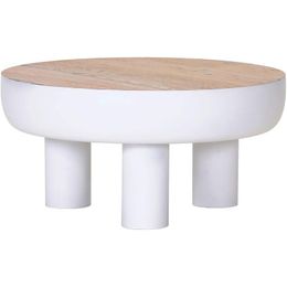 GUTMANN FACTORY Couchtisch beige B/H/T: 70cm x 35cm x 70cm