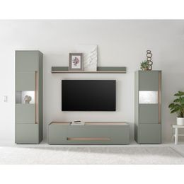 Home Affaire Wohnwand &raquo;City/Giron, moderne Anbauwand, Komplettset in vielen Farben verf&uuml;gbar&laquo; Set, 4 Stk. tlg. Holzwerkstoff B/H/T: 310cmcm x 197cmcm 