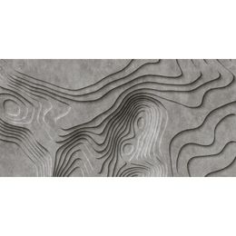 Livingwalls living walls Fototapete &raquo;Walls by Patel Canyon 1&laquo; glatt Vlies, Wand, Schr&auml;ge grau Vlies B/L: 5m x 2,5m