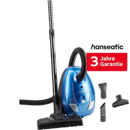 Hanseatic Bodenstaubsauger &raquo;Universal D&uuml;se, F&uuml;llstandsanzeige, 7m Radius&laquo; 700 W mit Beutel inkl. 3 Jahre Herstellergarantie blau Einheitsgr&ouml;&szlig;e Bodenstaubsauger