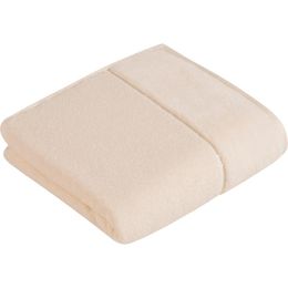 Vossen Handtuch &raquo;Pure&laquo; Baumwolle & VEGAN, mit eleganter Veloursbord&uuml;re wei&szlig; Webfrottier, Obermaterial: 100% Baumwolle B/L: 50cmx100cm, 2 Stk., Webfrottier