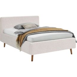 Meise M&ouml;bel meise.m&ouml;bel Polsterbett &raquo;Mattis&laquo; Topseller, wahlweise mit Bettkasten wei&szlig; Bezug Bett: Teddy (100% Polyester) Liegefl&auml;che L&auml;nge B: 200cm x 140cm, 