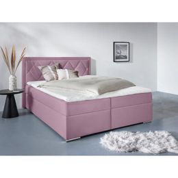 Home Affaire Boxbett &raquo;ALFIE, Polsterbett wahlweise mit Bettkasten, Samtvelours-Bezug&laquo; mit Bonnell-oder Taschenfederkernmatratze H2,H3, H4, 120/140/