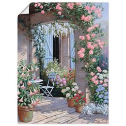 Artland Wandbild &raquo;Blumenangebot&laquo; Garten 1 Stk. tlg. als Leinwandbild, Poster in verschied. Gr&ouml;&szlig;en beige B/H/T: 45cm x 60cm, Poster Garten Hochformat, 1 Stk.