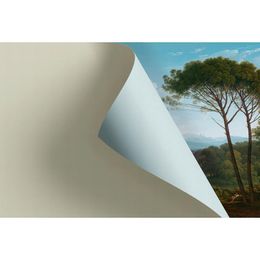 Livingwalls living walls Fototapete &raquo;Walls by Patel Hidden Places&laquo; glatt Vlies, Wand blau Vlies B/L: 4m x 2,7m