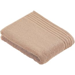 Vossen Badetuch &raquo;Vienna Style Supersoft&laquo; Supersoft Baumwolle beige Walkfrottee, Baumwolle B/L: 67cmx140cm, 1 Stk., 1 Badetuch (67x140cm), Walkfrottee