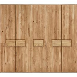 Home Affaire Kleiderschrank &raquo;Ambroise aus Wildeiche, erh&auml;ltlich in verschiedenen Breiten&laquo; Massivholz-Kleiderschrank, im 50 cm Raster planbar braun 