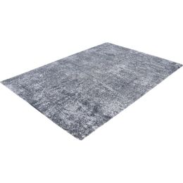 Kayoom Teppich &raquo;Etna 110&laquo; rechteckig 10 mm H&ouml;he Maschinell getufteter Teppich, hervorragende Qualit&auml;t, aktuelle Farben blau Polyester B : 120cm 1 Stk., 10mm,